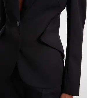 Alexander McQueen Single-breasted Wool Jacket
