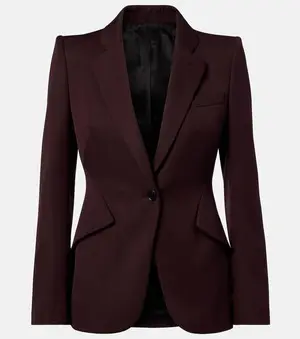 Alexander Mcqueen Notched Lapel Blazers For Women