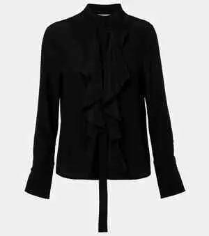 Alexander Mcqueen Long Sleeve Blouses