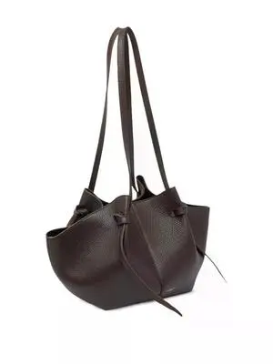Yuzefi Mochi Leather Shoulder Bag - Brown