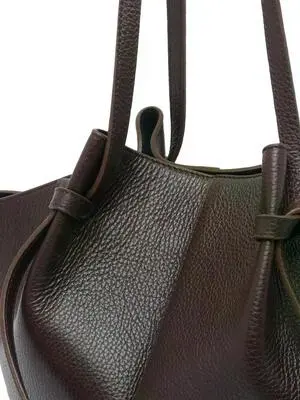 Yuzefi Mochi Leather Shoulder Bag - Brown