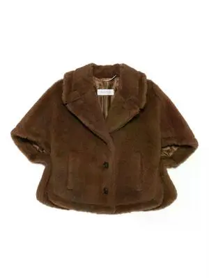 Max Mara Corvino Teddy-textured Jacket - Brown