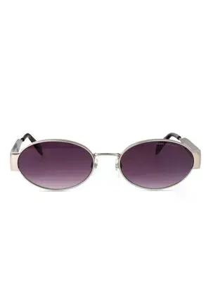 Marc Jacobs Oval-frame Sunglasses - Silver