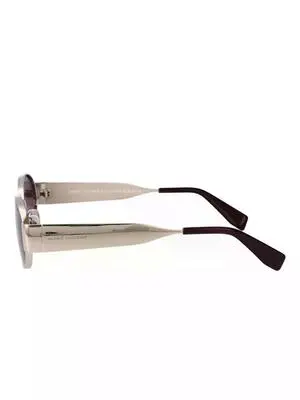 Marc Jacobs Oval-frame Sunglasses - Silver
