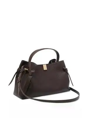 Yuzefi Gyoza Leather Tote Bag - Brown