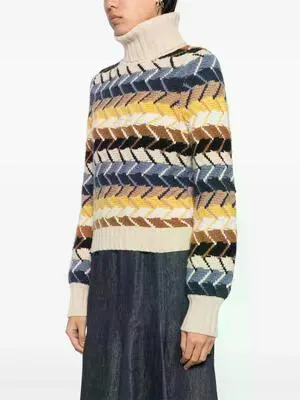 Chloé Wool And Cashmere-blend Sweater