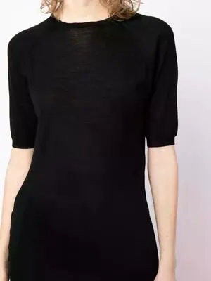 Prada Wool Short-sleeve Top