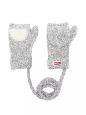 Kenzo Logo-patch Mittens