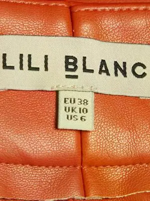 LILI BLANC Vintage Faux Leather Pants Suit