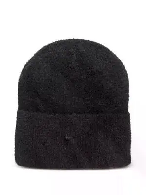 Nike Logo-embroidered Beanie - Black