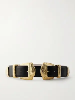 DEHANCHE Midas Leather Belt - Black