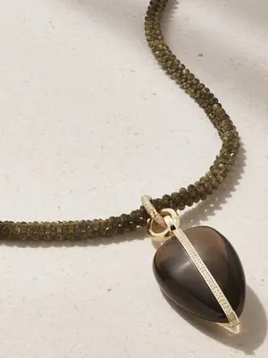 BY PARIAH Lumina Strand Necklace - Brown