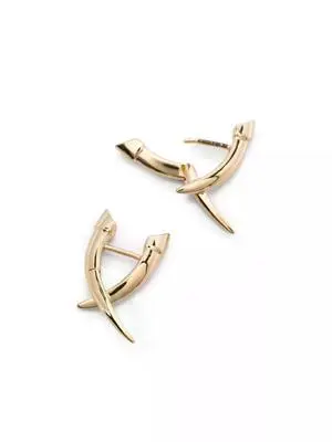 SHAUN LEANE Sabre Crossover Earrings