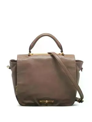 Marc Jacobs Goodbye Columbus Leather Tote Bag - Brown
