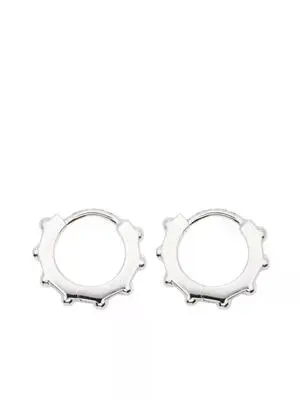 SHAUN LEANE Spur Mini Hoop Earrings - Silver