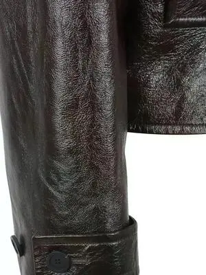 Gucci Double-breasted Leather Jacket