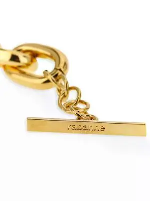 Rabanne Xl Link Bracelet With Crystal Embellishment