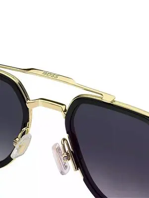 BOSS Square-frame Sunglasses With Gold-tone Hardware
