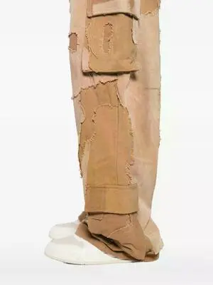WHO DECIDES WAR Patchwork Buttoned Jeans