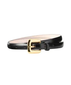 DEHANCHE Mara Leather Waist Belt - Black