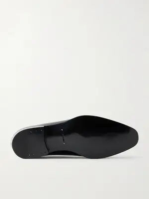 TOM FORD Elkan Patent-leather Oxford Shoes - Black
