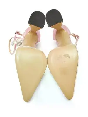 Mach & Mach Crystal-embellished Platform Pumps