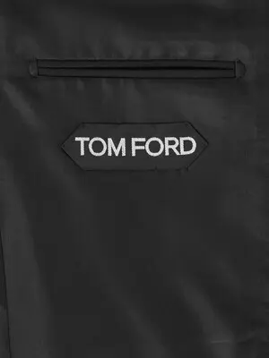 TOM FORD Shelton Super 120s Wool Blazer - Black