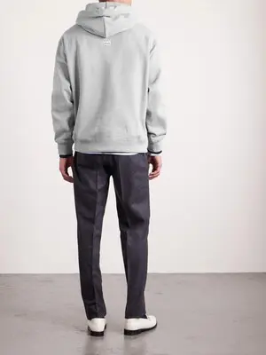 WTAPS Aon Logo-appliquéd Cotton-jersey Hoodie