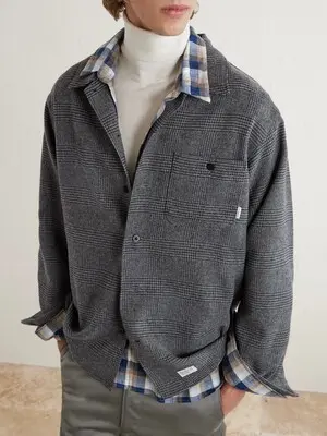 WTAPS Crumb Houndstooth Flannel Shirt