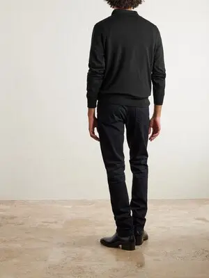 TOM FORD Silk Crewneck Sweater - Black