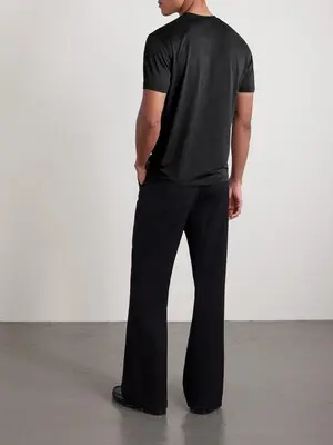 TOM FORD Lyocell And Cotton-blend T-shirt - Black
