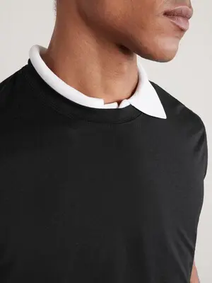 TOM FORD Lyocell And Cotton-blend T-shirt - Black