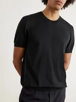 TOM FORD Cotton T-shirt - Black