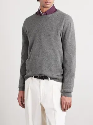 Ralph Lauren Purple Label Cashmere Sweater - Gray