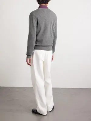 Ralph Lauren Purple Label Cashmere Sweater - Gray
