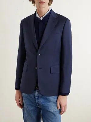 Paul Smith Slim-fit Checked Wool Suit Jacket