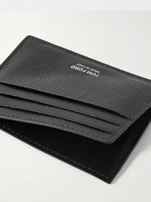 TOM FORD Pebble-grain Leather Cardholder