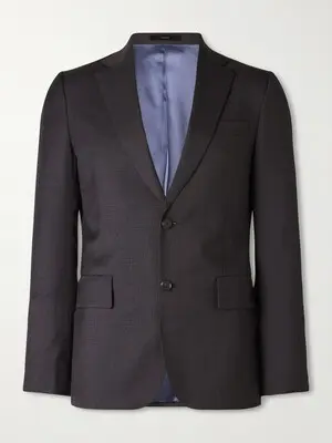 Paul Smith Brierley Slim-fit Houndstooth Wool Suit Jacket