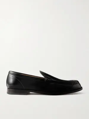 TOD'S Logo-debossed Leather Loafers