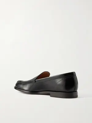 TOD'S Logo-debossed Leather Loafers