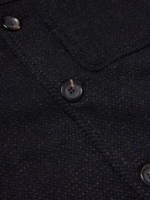 Oliver Peoples Buffalo Wool-blend Jacket - Black