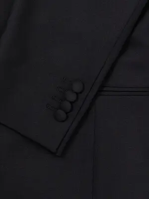LARDINI Soirée Virgin Wool-blend Tuxedo Jacket