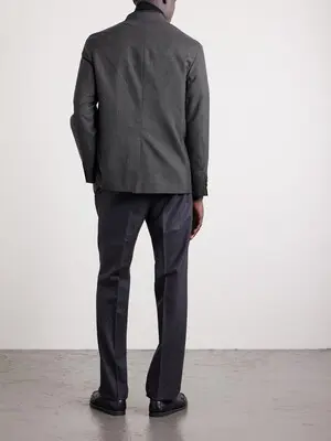Officine Générale Meryl Wool, Silk, And Linen-blend Jacket