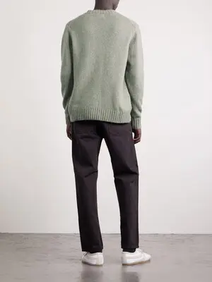 Nn07 Lee 6598 Merino Wool-blend Sweater - Green