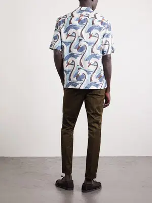 Paul Smith Slim-fit Cotton-blend Twill Chinos