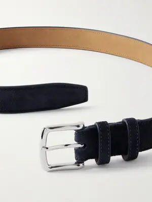 George Cleverley 3cm Suede Belt