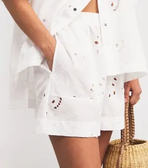 Shan Broderie Lace Shorts