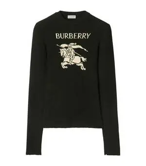 Women's Burberry Black Sweaters