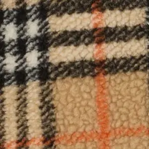 Burberry Wool-blend Fleece Check Jacket