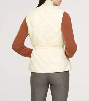 Burberry Water-resistant Quilted Gilet - White